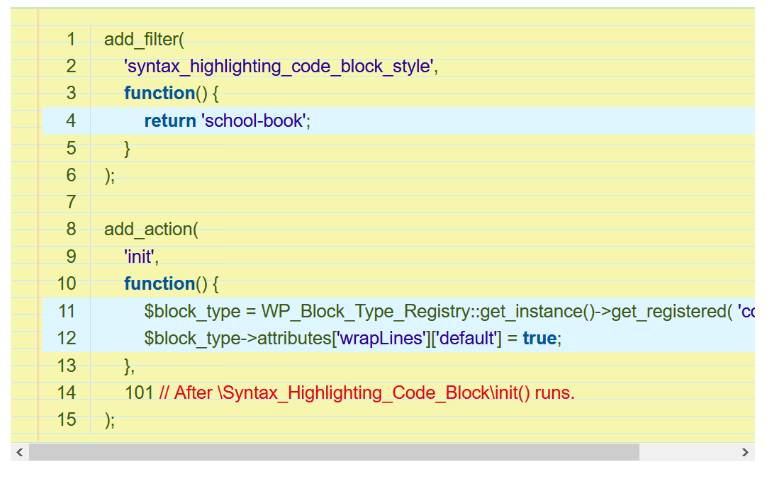 자바 스크립트 사용하지 않아 빠른 코드 하이라이트 플러그인, Syntax-highlighting Code Block | 꿈꾸는섬